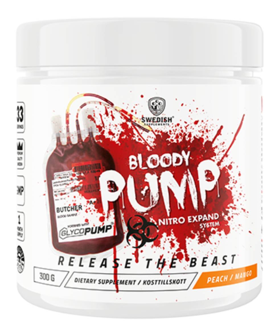 Swedish Supplements - Bloody Pump, 300g - ELITE NUTRITION THAILAND
